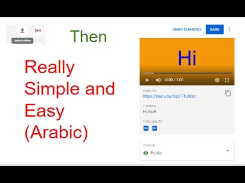 How To Make A Video on YouTube (Arabic) - YouTube