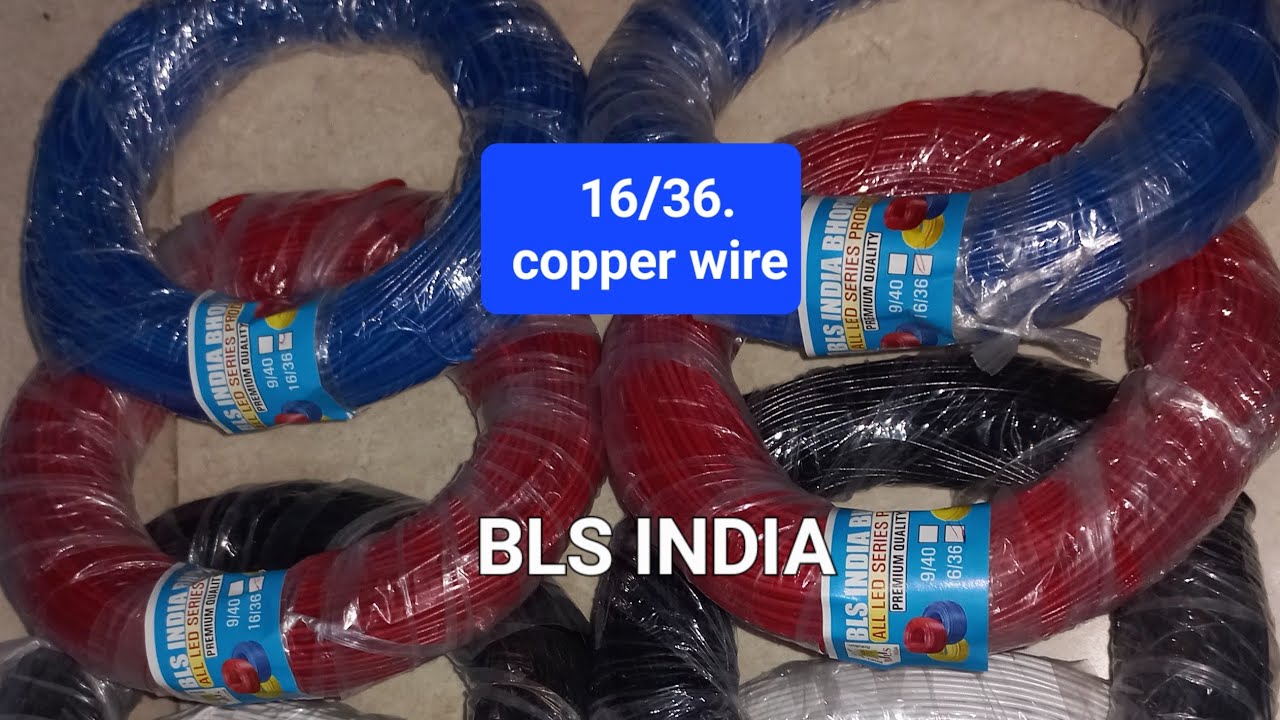 16/36 copper wire for diwali| binary projects| BLS India | heavy Indian ...