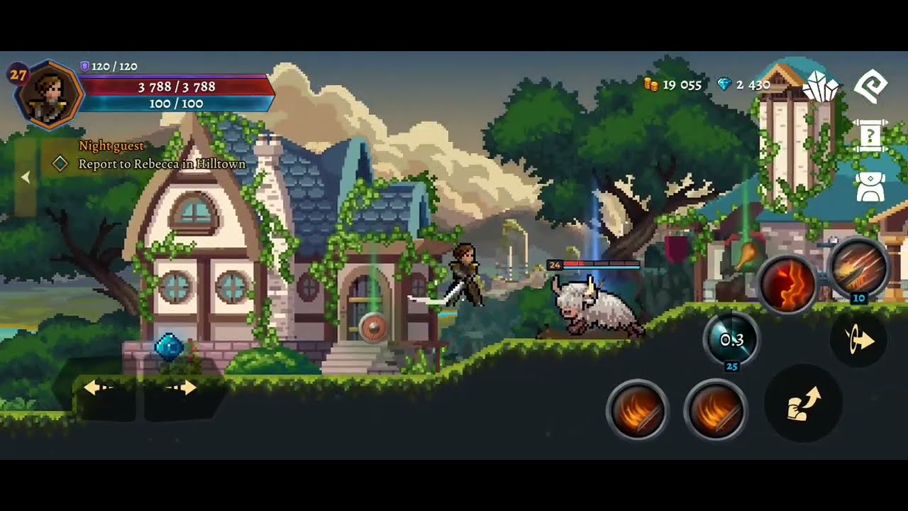 Darkrise Pixel Action RPG Android gameplay - YouTube