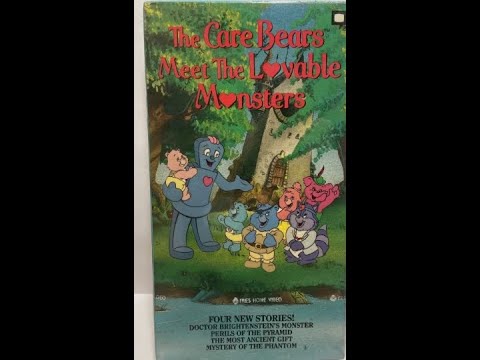 Opening To The Care Bears Meet The Lovable Monsters 1990 VHS - YouTube