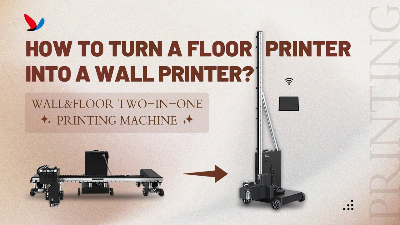 How to turn a floor printer into a wall printer? #3dprinting # ...