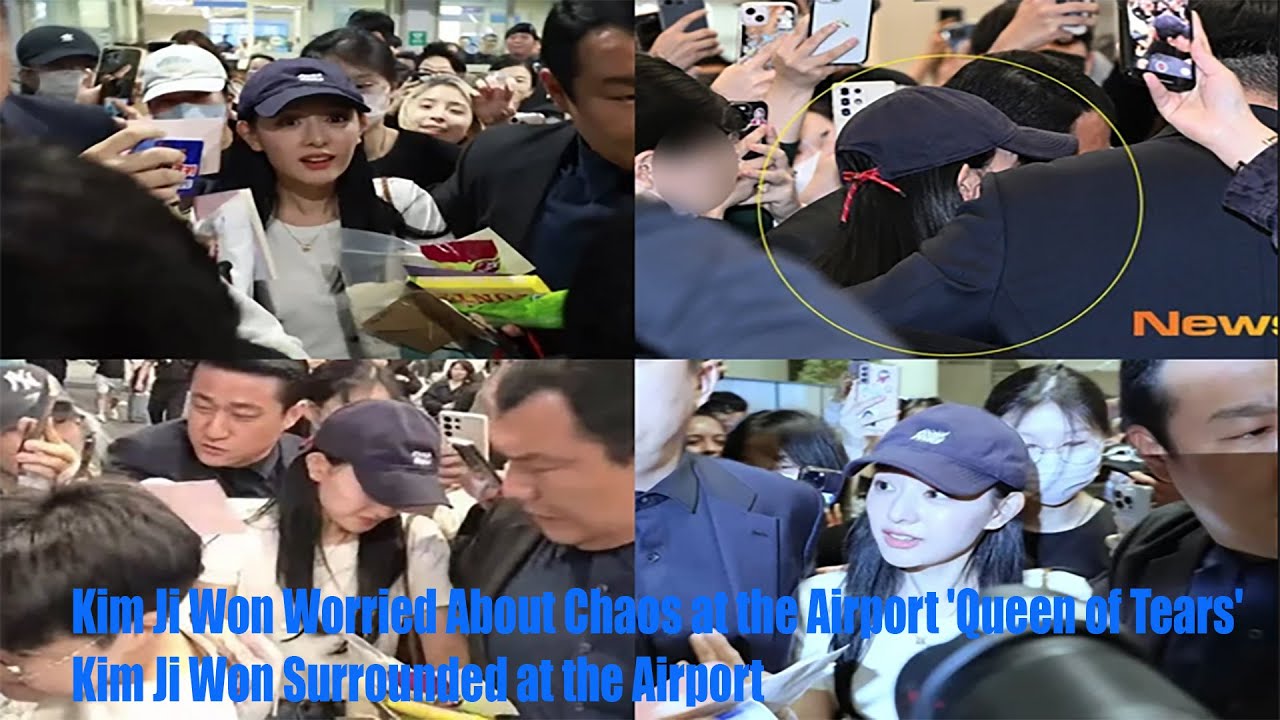 Kim Ji Won Worried About Chaos at the Airport 'Queen of Tears' Kim Ji ...