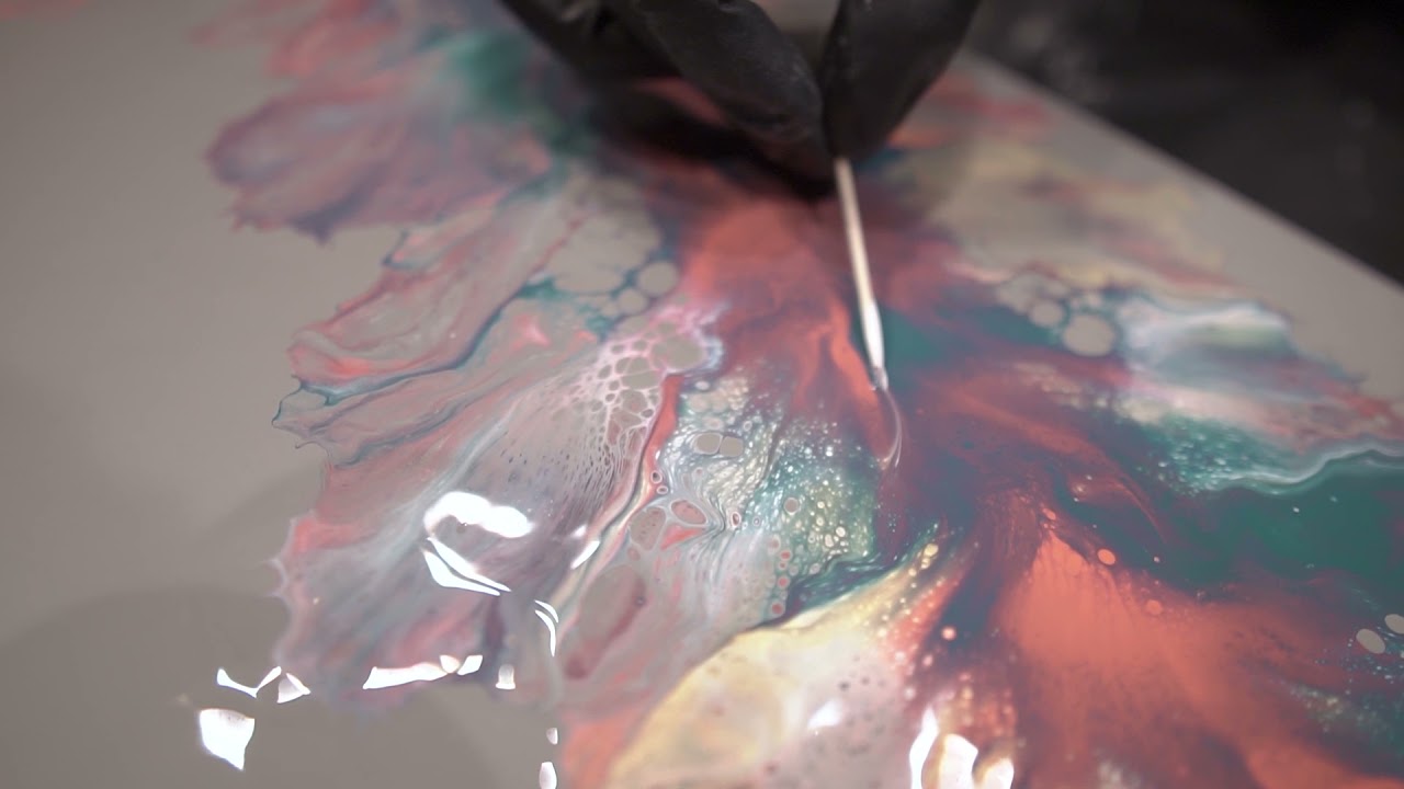 Fluid Art Class by Abstract Orlando - YouTube