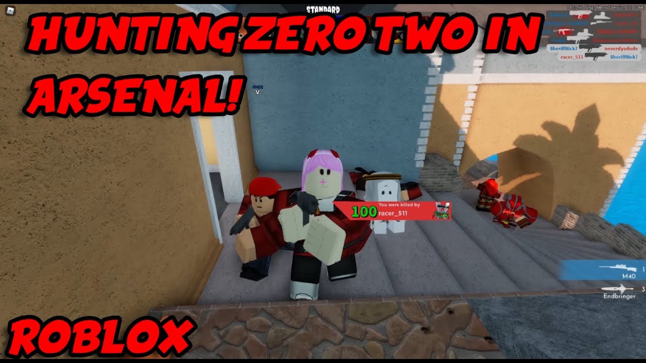 HUNTING ZERO TWO IN ARSENAL ROBLOX! - YouTube