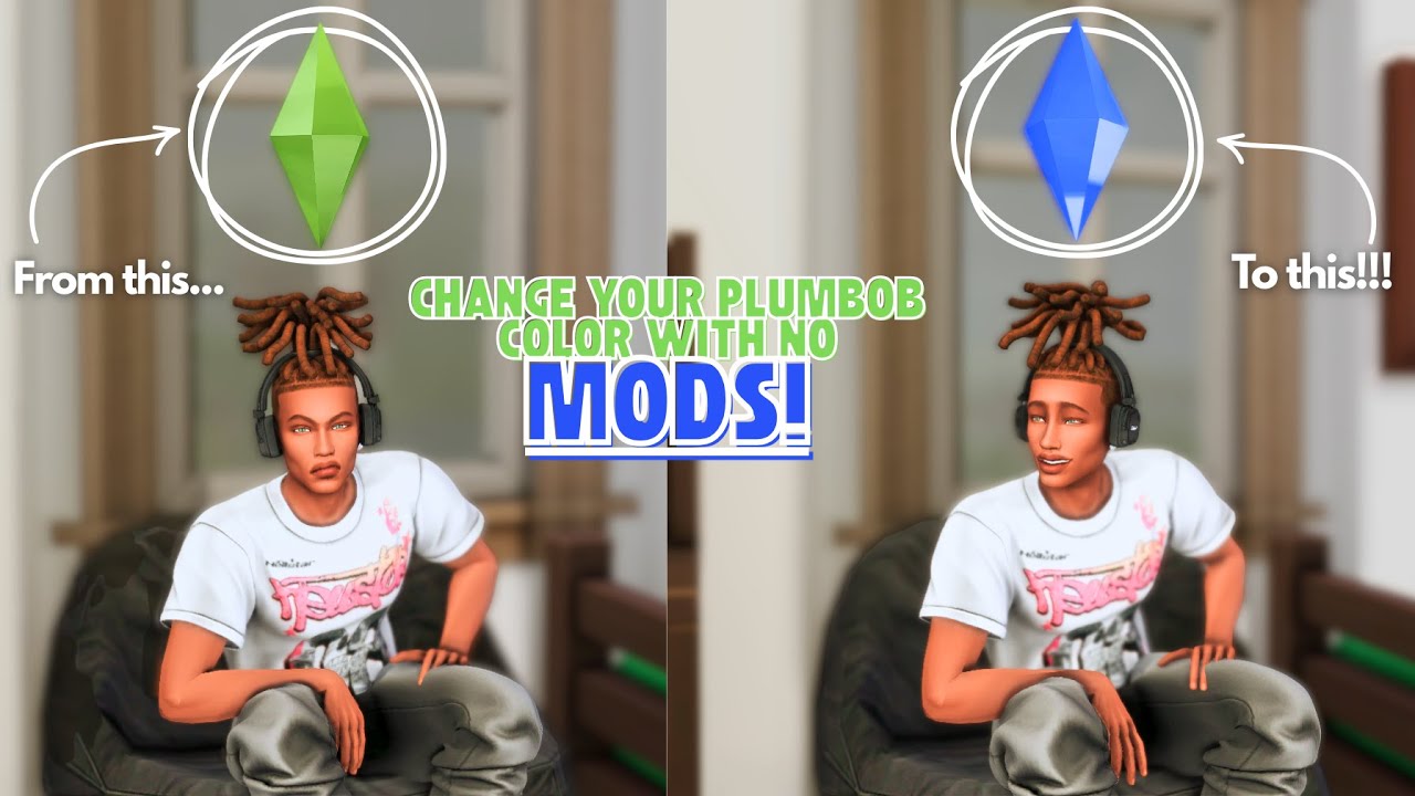 Plumbob Replacement with NO Mods!!! - YouTube