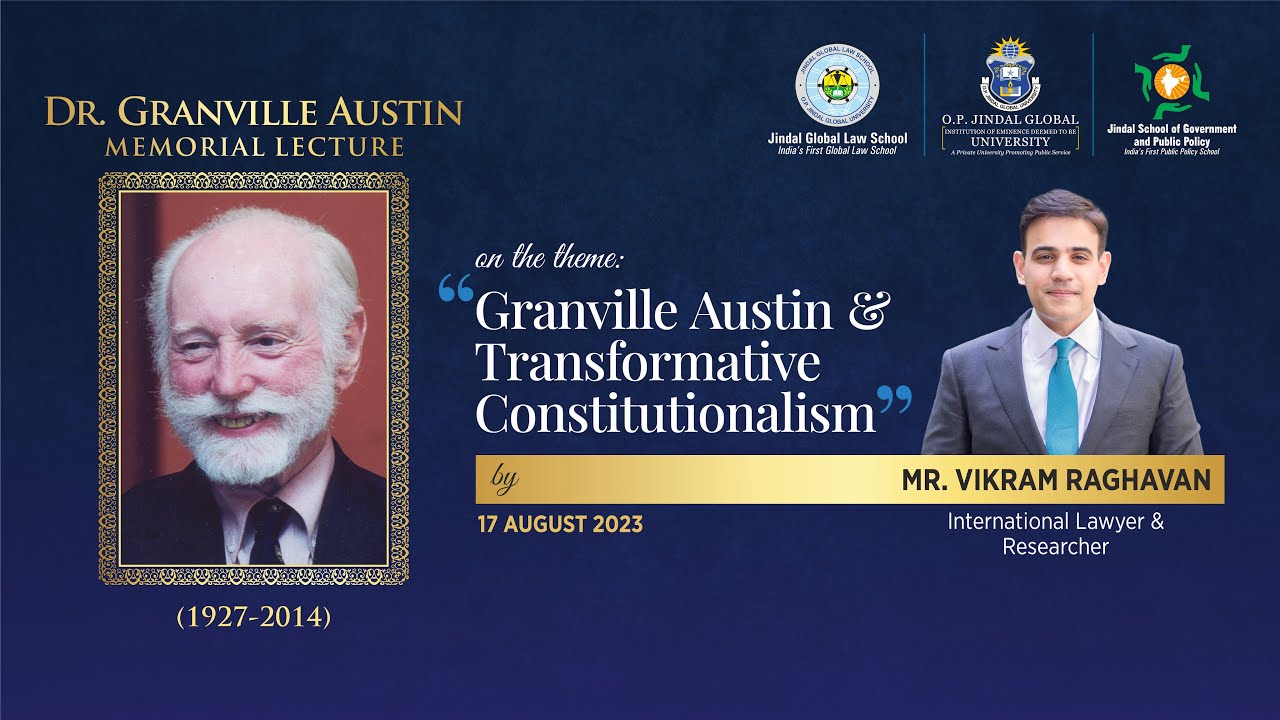 Granville Austin Memorial Lecture - YouTube