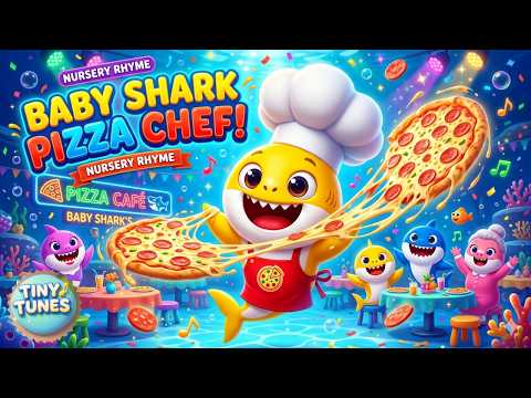Baby Shark Pizza Chef 🍕🦈 | Fun Shark Pizza Song & Dance for Kids | Nursery Rhymes