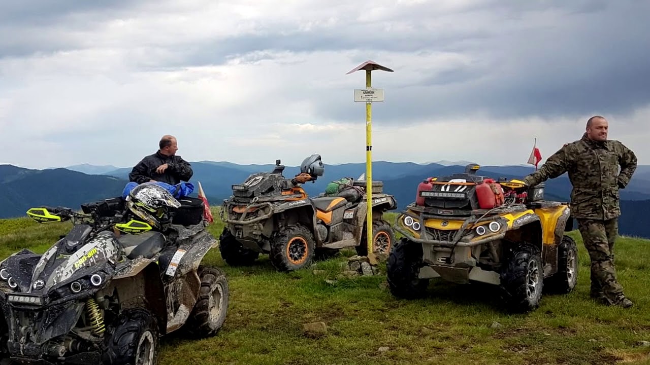ATV travel Ukraina day 4 Can am BRP quady - YouTube