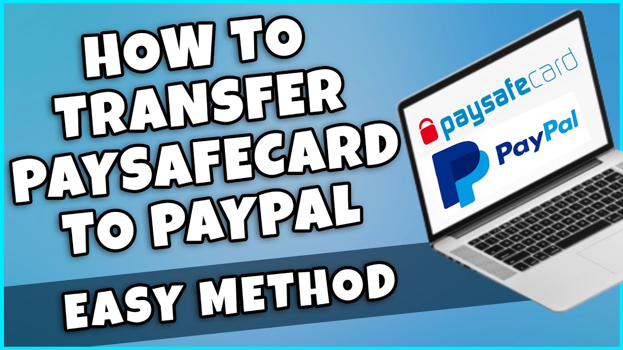 How To Transfer Paysafecard To Paypal (EASY METHOD 2023) - YouTube