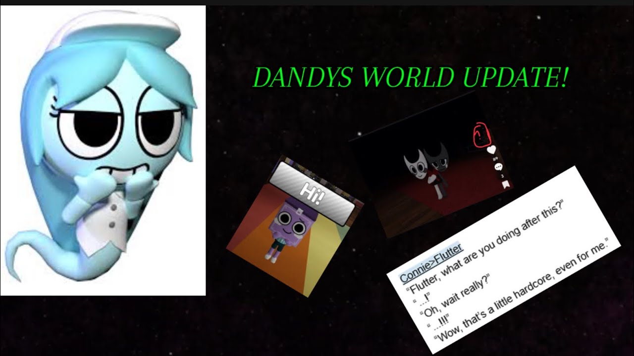 |NEW DANDYS WORLD CHARACTER 😱😱😱 AND NEW DIALOGUE MUST WATCH!| - YouTube