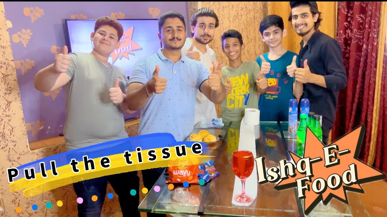 Pull the tissue #challenge #games | Ishq-E-Food |#foodie - YouTube
