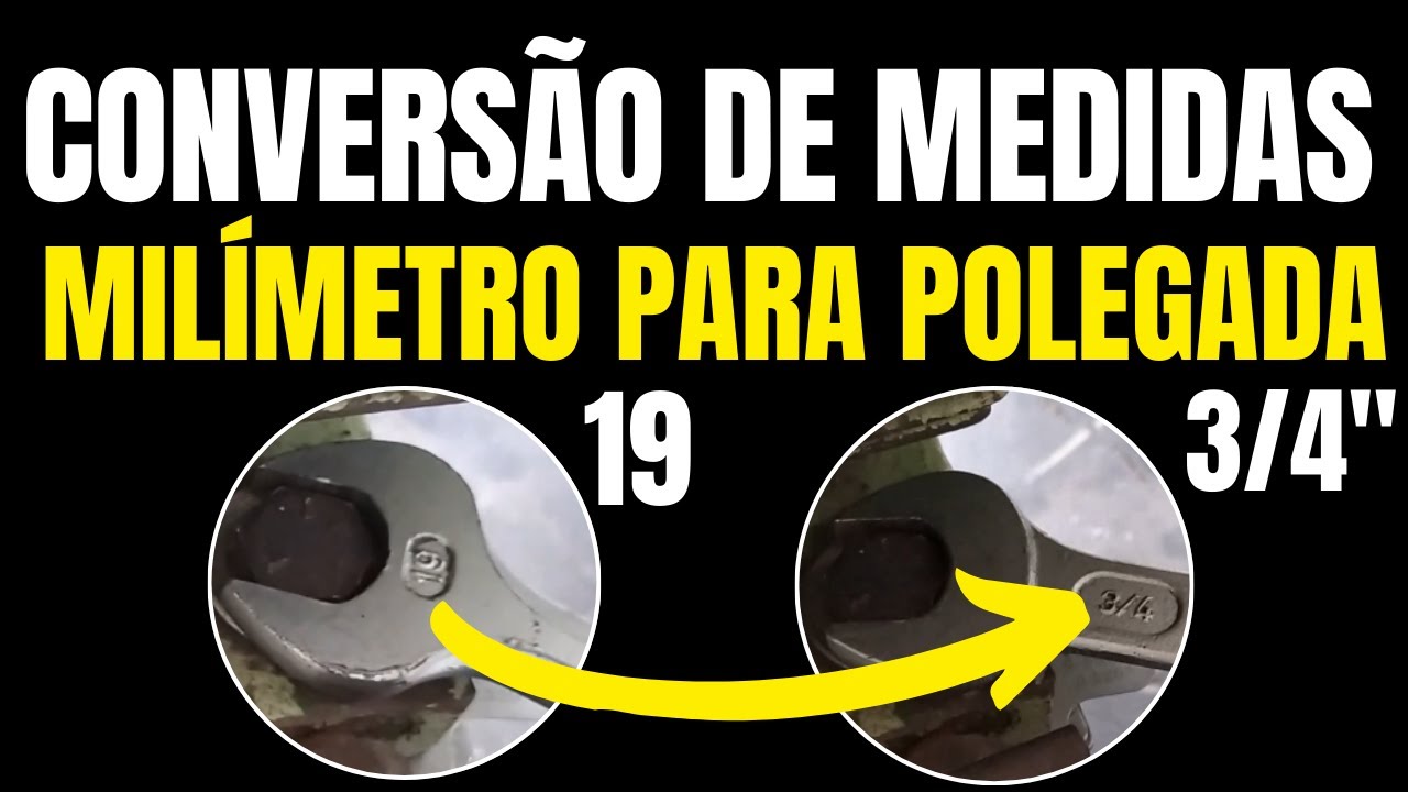 Aprenda como converter medidas de comprimento | Milímetro para polegada ...