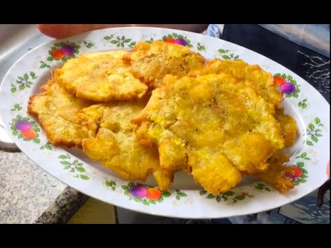 Receta Patacón 🇱🇹 Recipe Fry Green Plantains - YouTube
