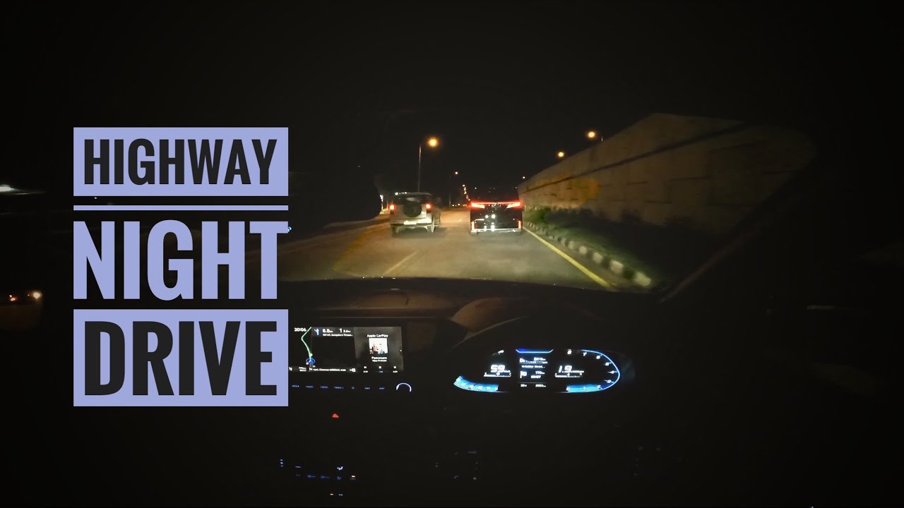 Highway Night Drive - I20 N Line - YouTube