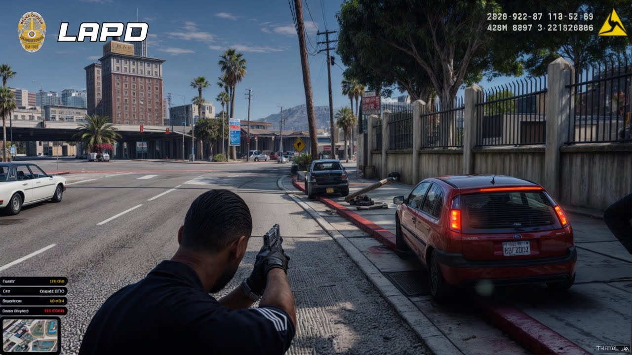 [Realistic] LAPD Traffic Stop Goes Wrong! 4K Ultra Max Settings — FiveM Roleplay - YouTube