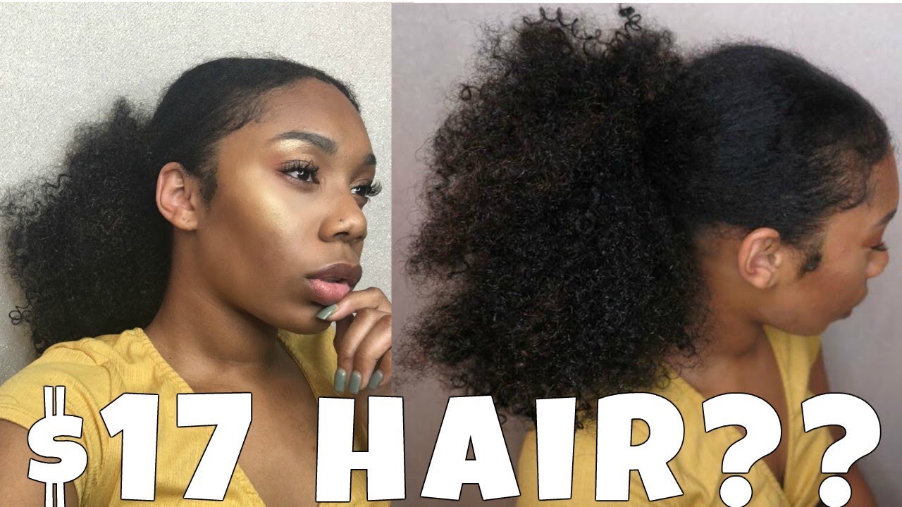 HOW TO Cute Drawstring Ponytail Using 17 Hair YouTube HOW TO Cute Drawstring Ponytail Using 17 Hair YouTube