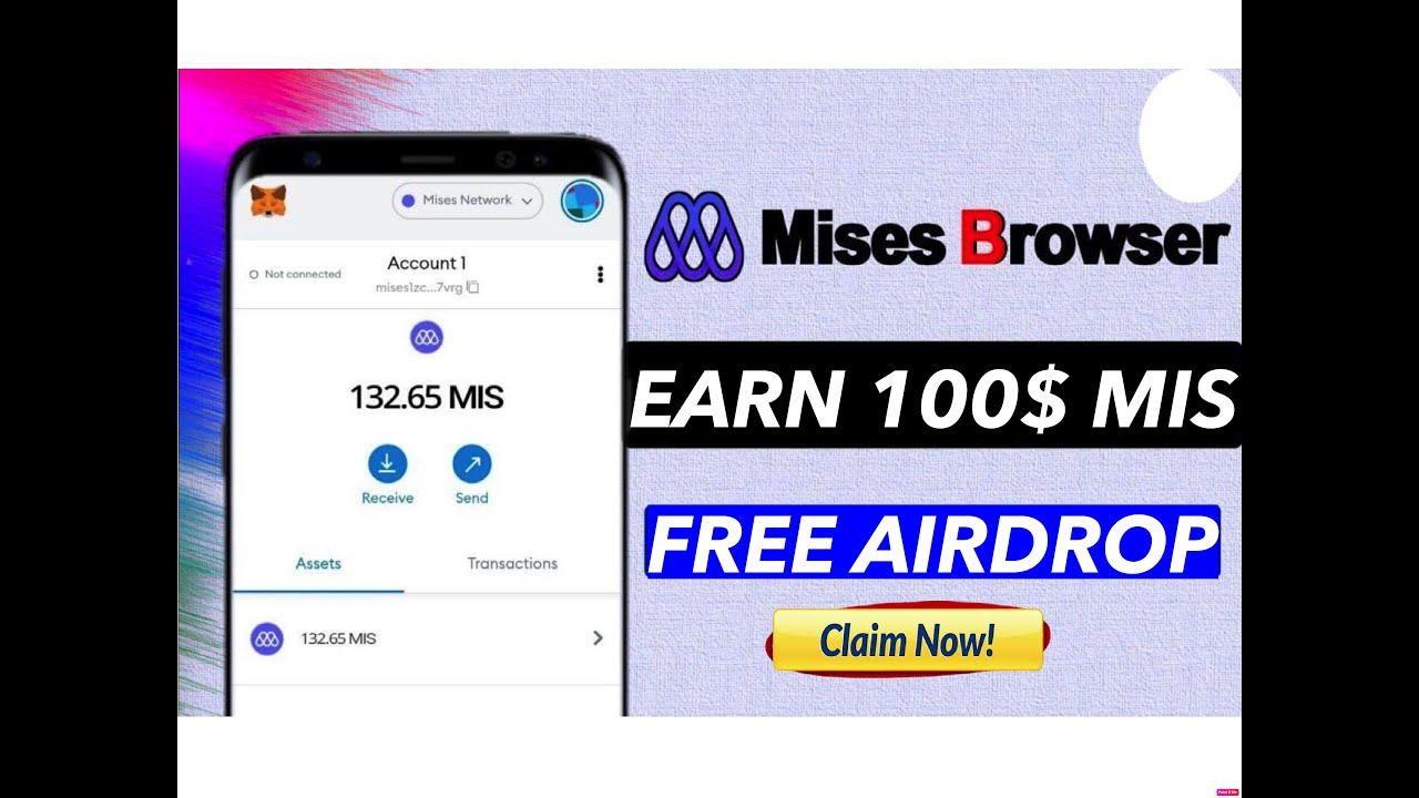 Mises Browser Airdrop || free 100$ Mises Token😱How to join MiSES Airdrop🍁2023 | dont miss it ...