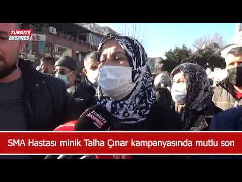 SMA Hastası minik Talha Çınar kampanyasında mutlu son