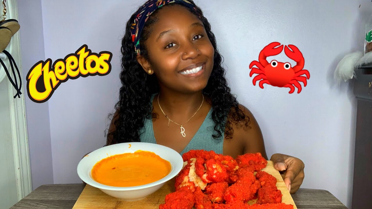 HOT CHEETOS KING CRAB IN CHEESE | SPICY MUKBANG | RECIPE - YouTube