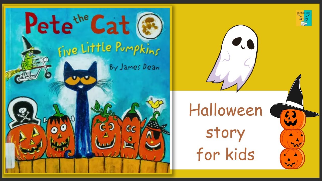 Halloween story | Pete the cat | Five little pumpkin | 2024 | Read ...