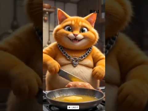 bila# cat cat chicken rostered frie #  cat #  # bila viral#  video ##  bagadh @bila&#