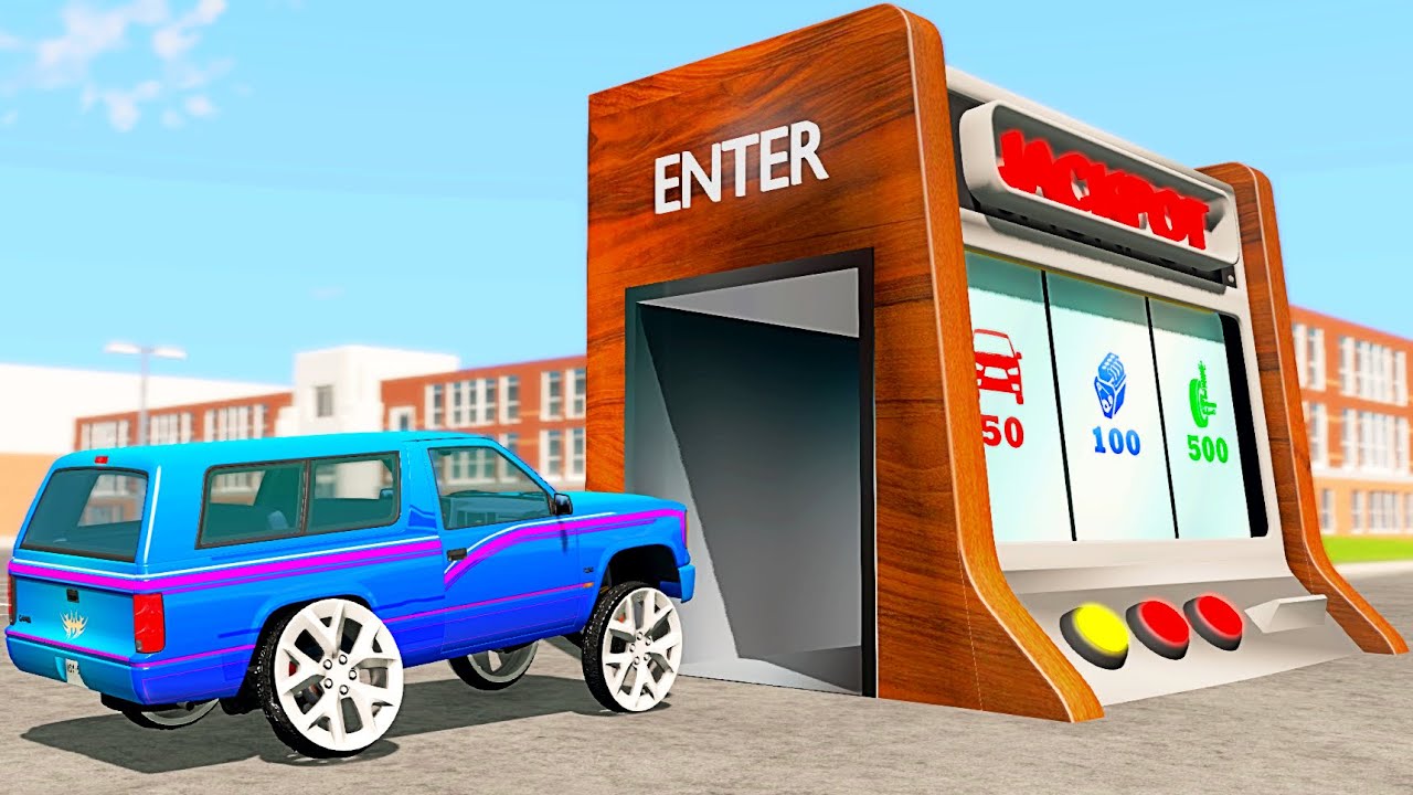 BeamNG.drive - Arcade Slot Machine Vehicle Builder - YouTube
