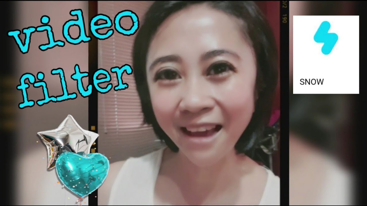 VIDEO FILTER| SNOW APP - YouTube