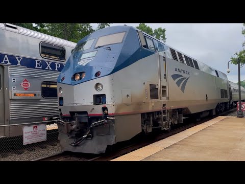 8 Amtrak, VRE & CSX At Franconia || Ft. Train Meet, YN2 Unit & More ...