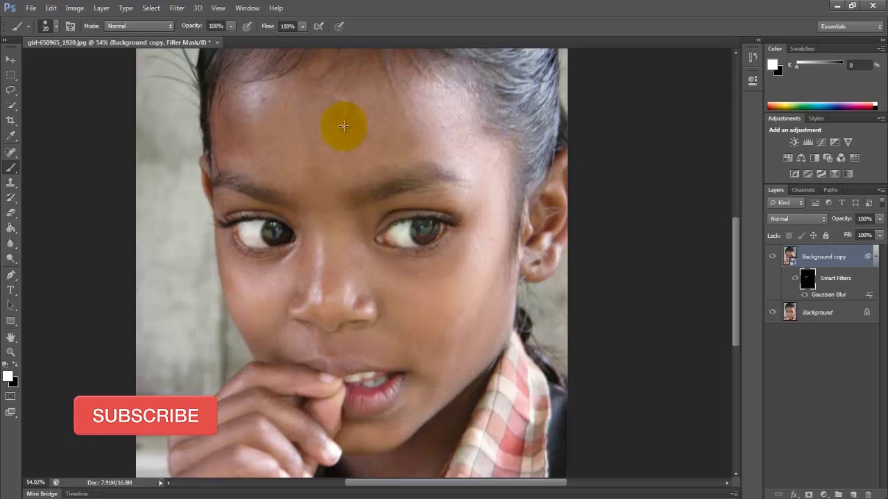 How to Create Soft Skin in Photoshop CS6 Tutorial (Beginners) - YouTube