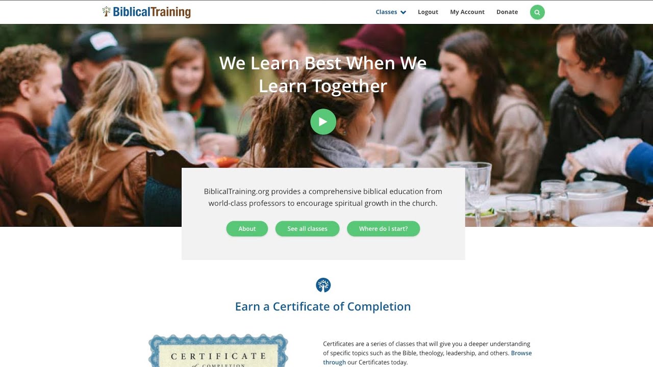 BiblicalTraining.org Tutorial - YouTube