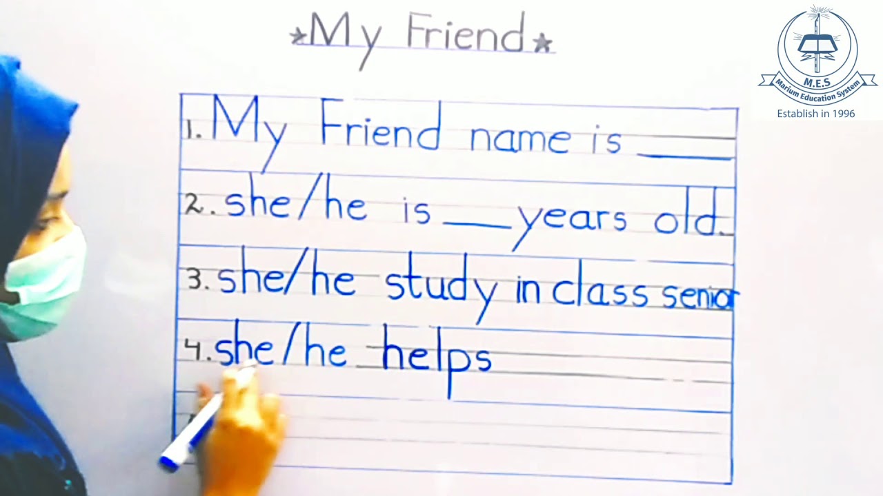 Write composition My Friend | How to write composition My Friend - YouTube