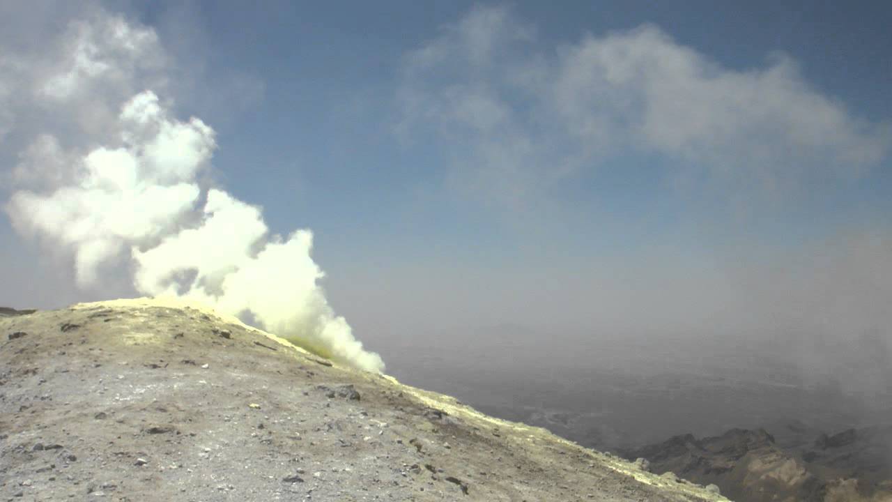 Taftan volcano - YouTube
