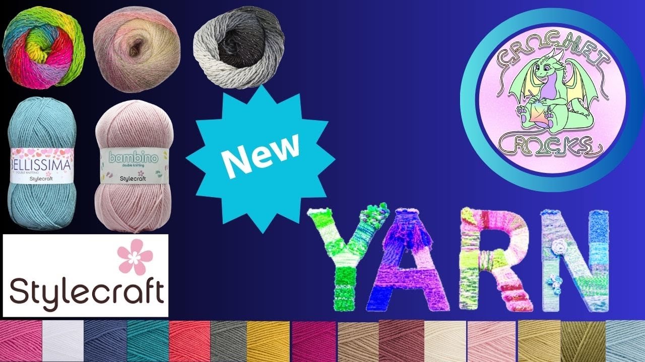 Oh My GORGEOUS NEW Yarn from Stylecraft UNBOXING | Crochet Rocks - YouTube