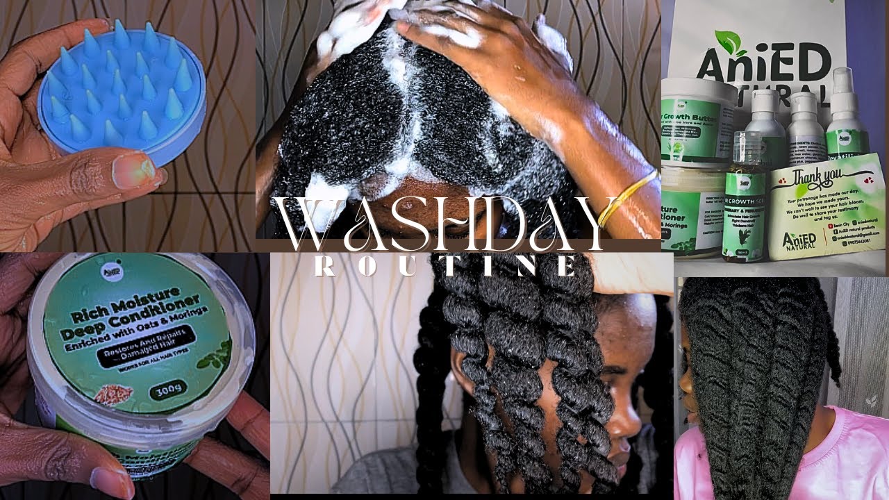 WASDAY ROUTINE for MEDIUM POROSITY | 4C HAIR start to finish - YouTube