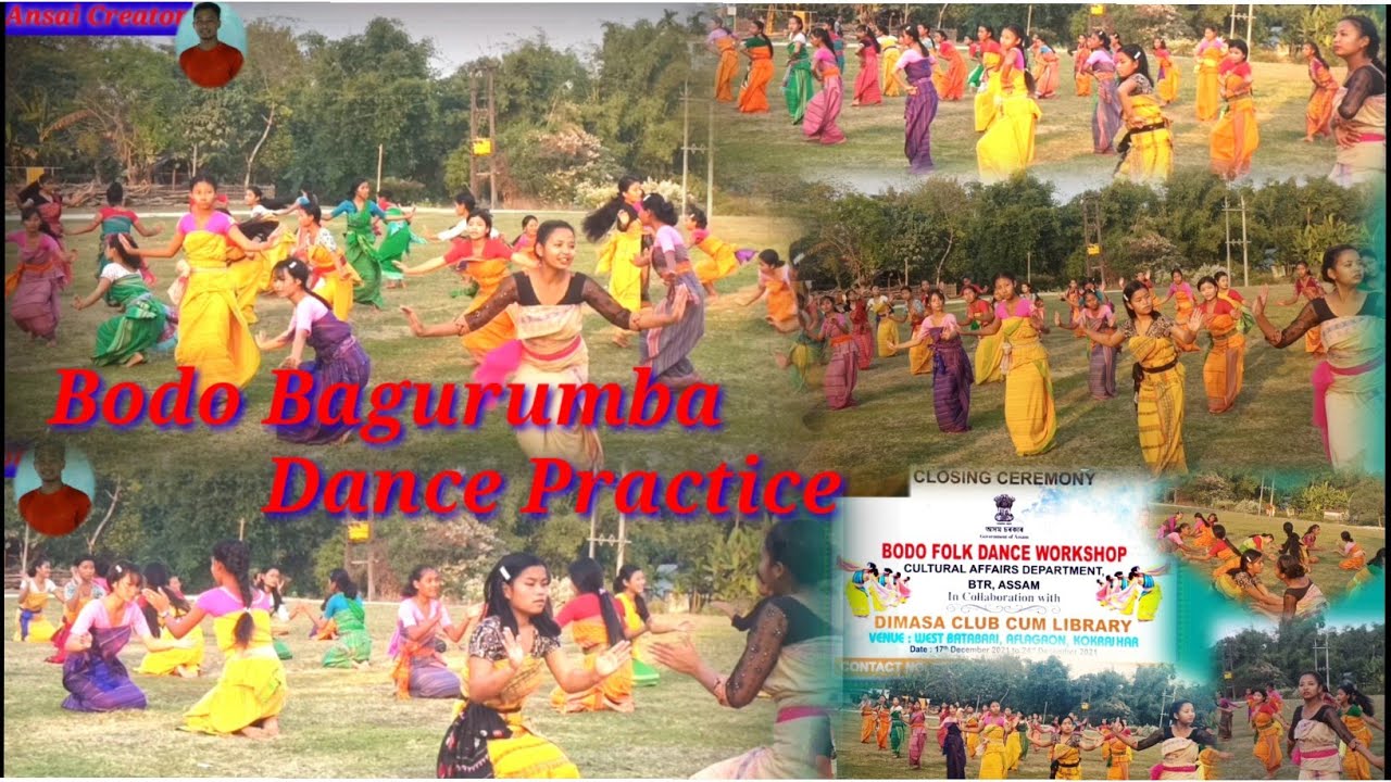 🥰Bodo Bagurumba Dance Practice//Bodo Traditional Dance///Ansai Creator ...