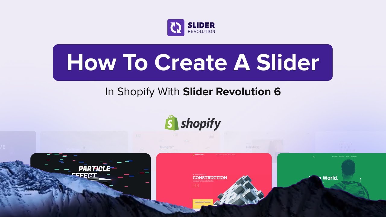 How to Create a Slider in Shopify With Slider Revolution 6 (Latest ...