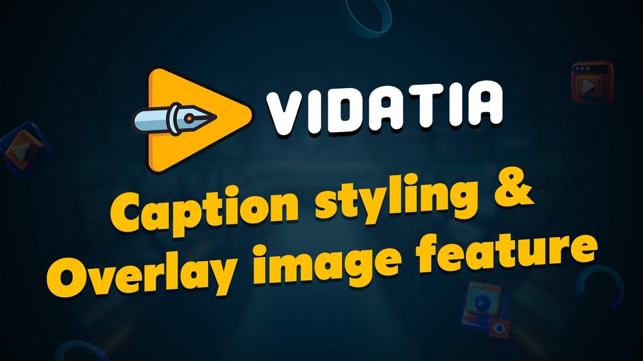Guide to the new Caption styling and Overlay image feature - YouTube
