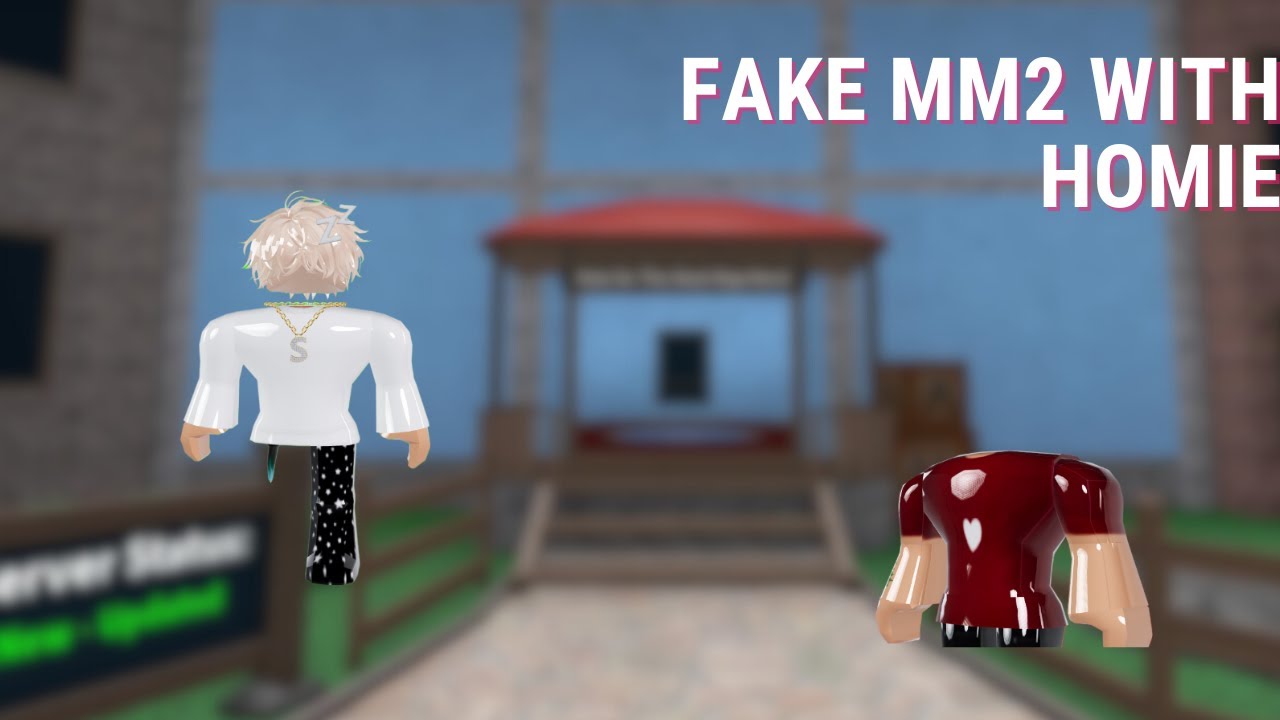 FAKE MM2 WITH HOMIE - YouTube