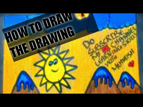 How To Draw A Sunny Day With Simple Tricks #learningskillswithmehwish # ...