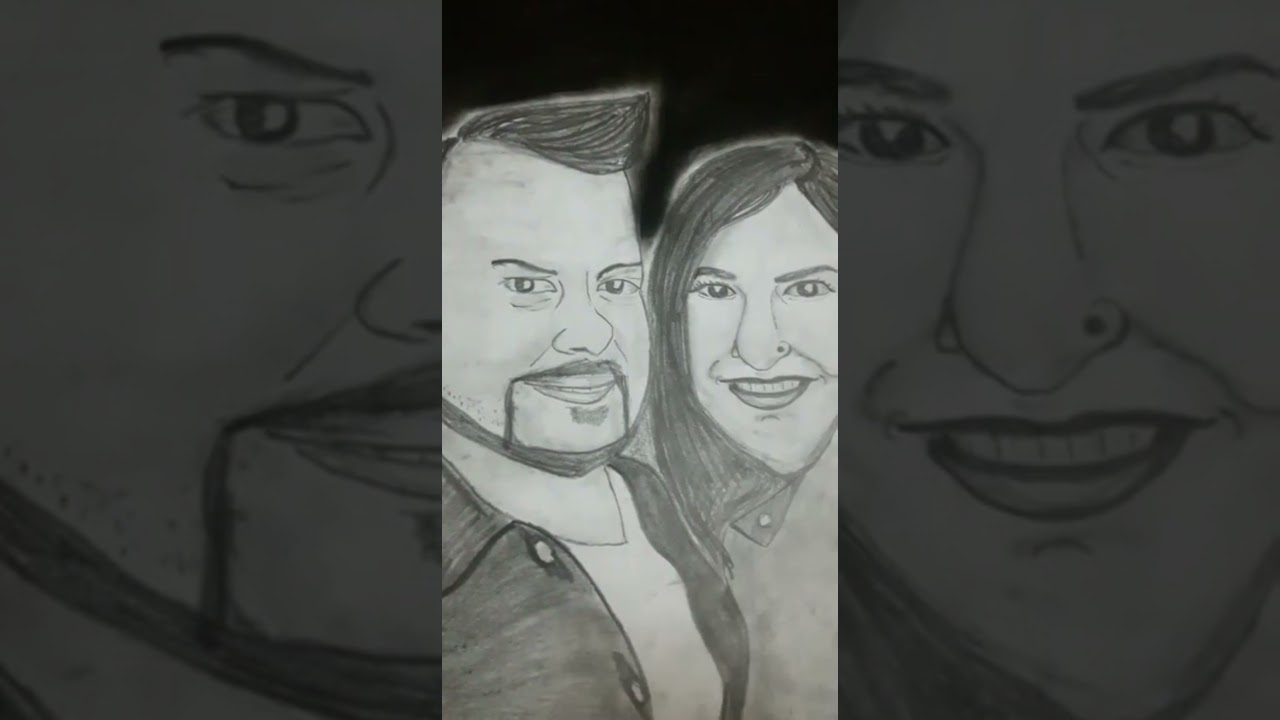 Wanderers hub Prerna Malhan and Harsh Couple drawing. - YouTube