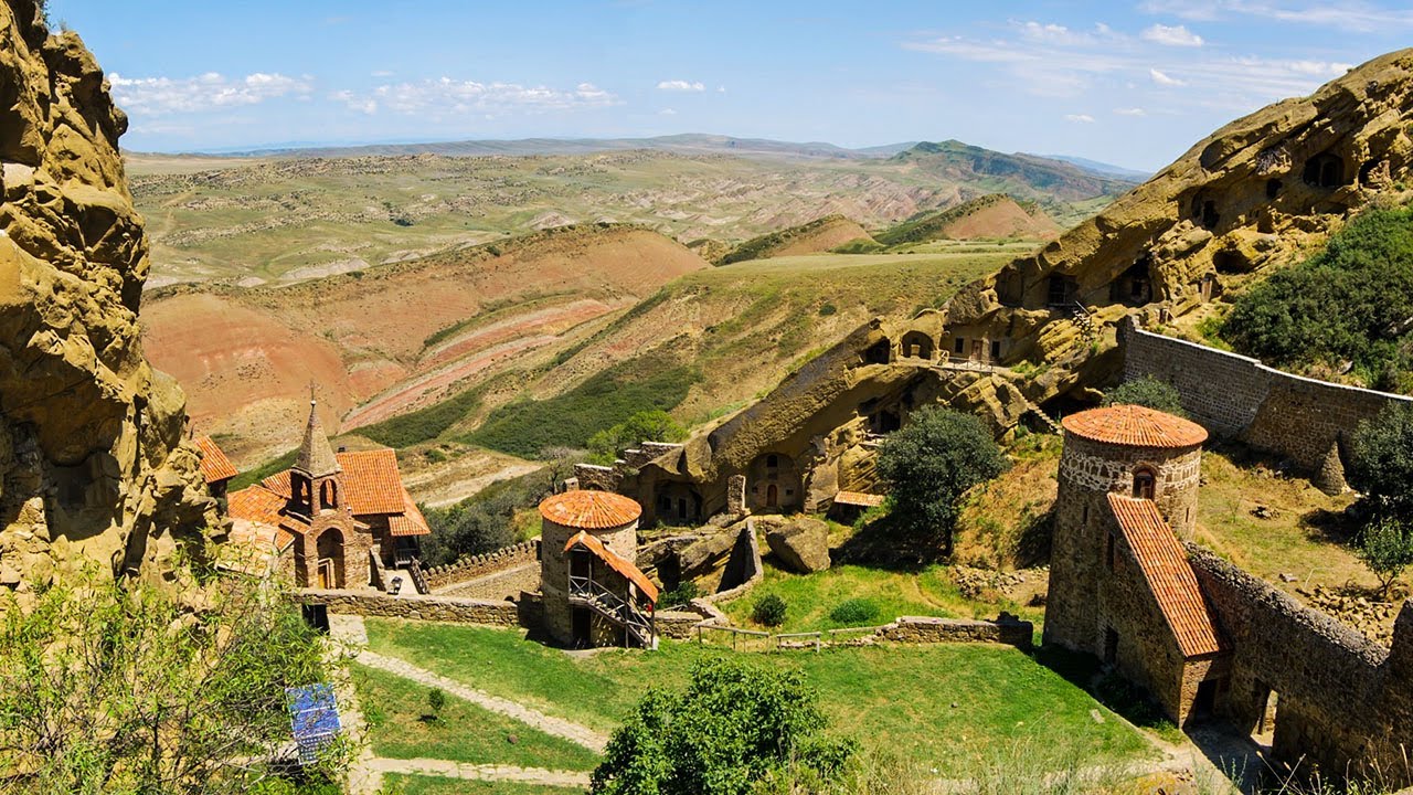David Gareja Georgia monastery, Udabno Georgia - YouTube