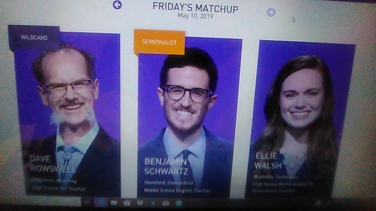 JEOPARDY! 2019 Teachers Tournament Montage: Stars - YouTube