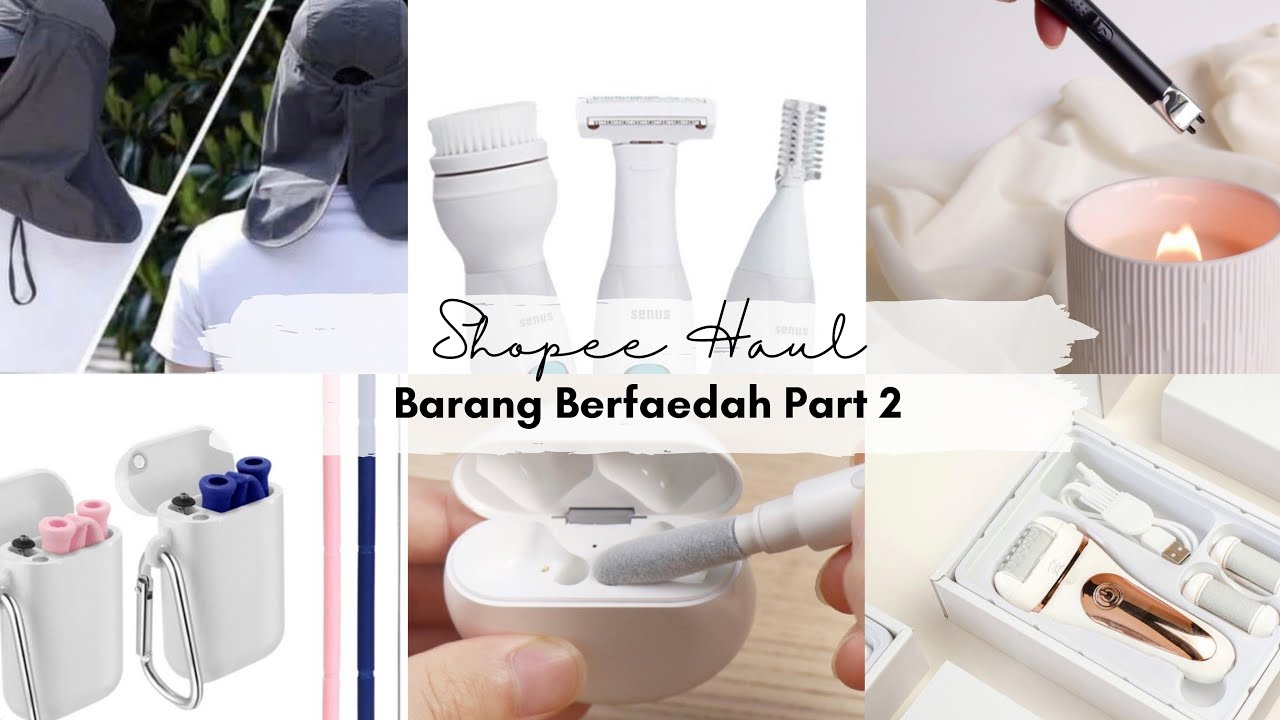 Shopee Haul Barang Berfaedah Part 2 | Review + Harga - YouTube