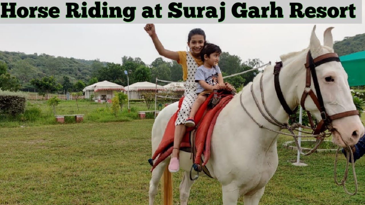 Horse Riding at Suraj Garh Resort #surajgarhresort #horseriding - YouTube