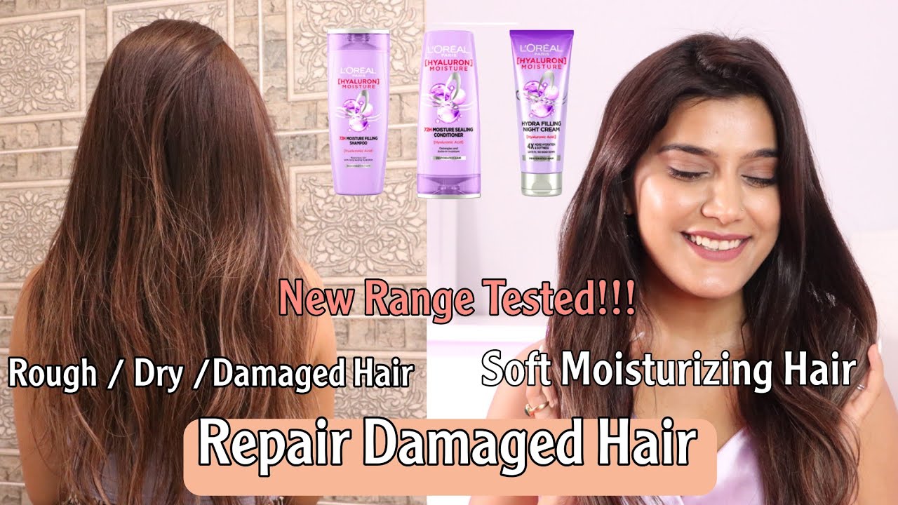 Solution For Dry & Damaged Hair In Form Of Shampoo & Mask | Repair Dry ...