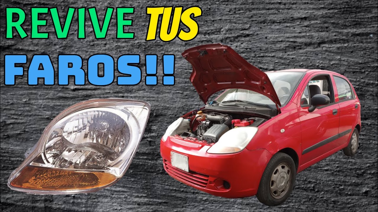 😍 Como RESTAURAR Y DAR BRILLO a los FAROS de tu Matiz G1, G2 ¡QUEDAN ...
