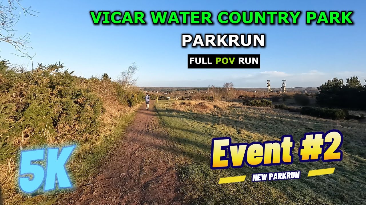 Vicar Water Country Park Parkrun FULL POV RUN 25/01/2025 #parkrun - YouTube