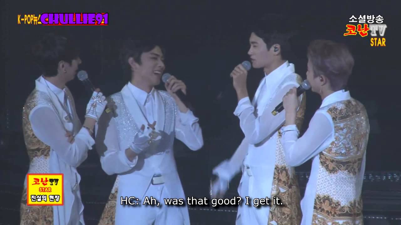 [ENG][HD] ZE:A's concert Illusionist - Heechul's funny introduction ...