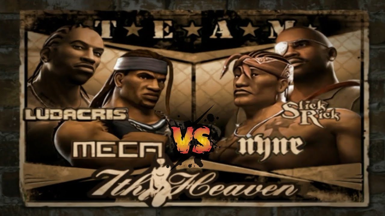 Def Jam Fight For NY | LUDACRIS & MECA vs NYNE & SLICK RICK | HARD ...