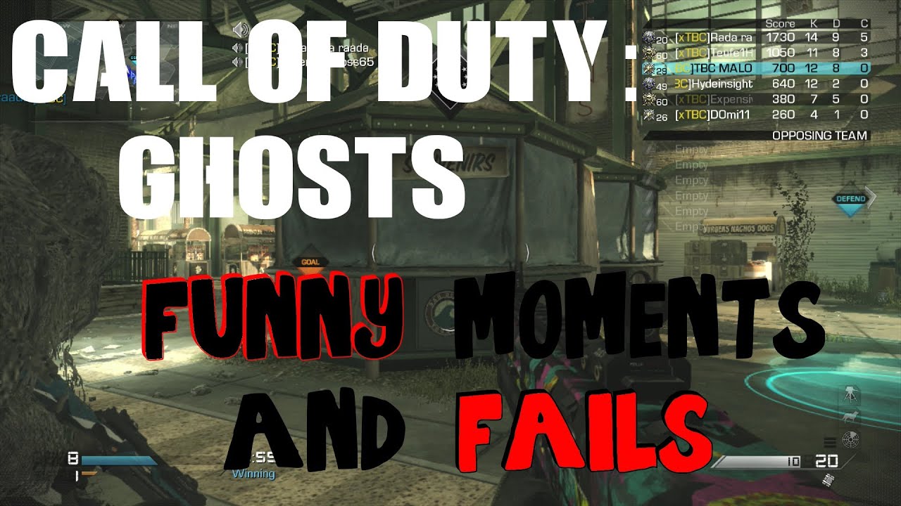 Call of Duty: Ghosts Funny Moments and Fails - YouTube